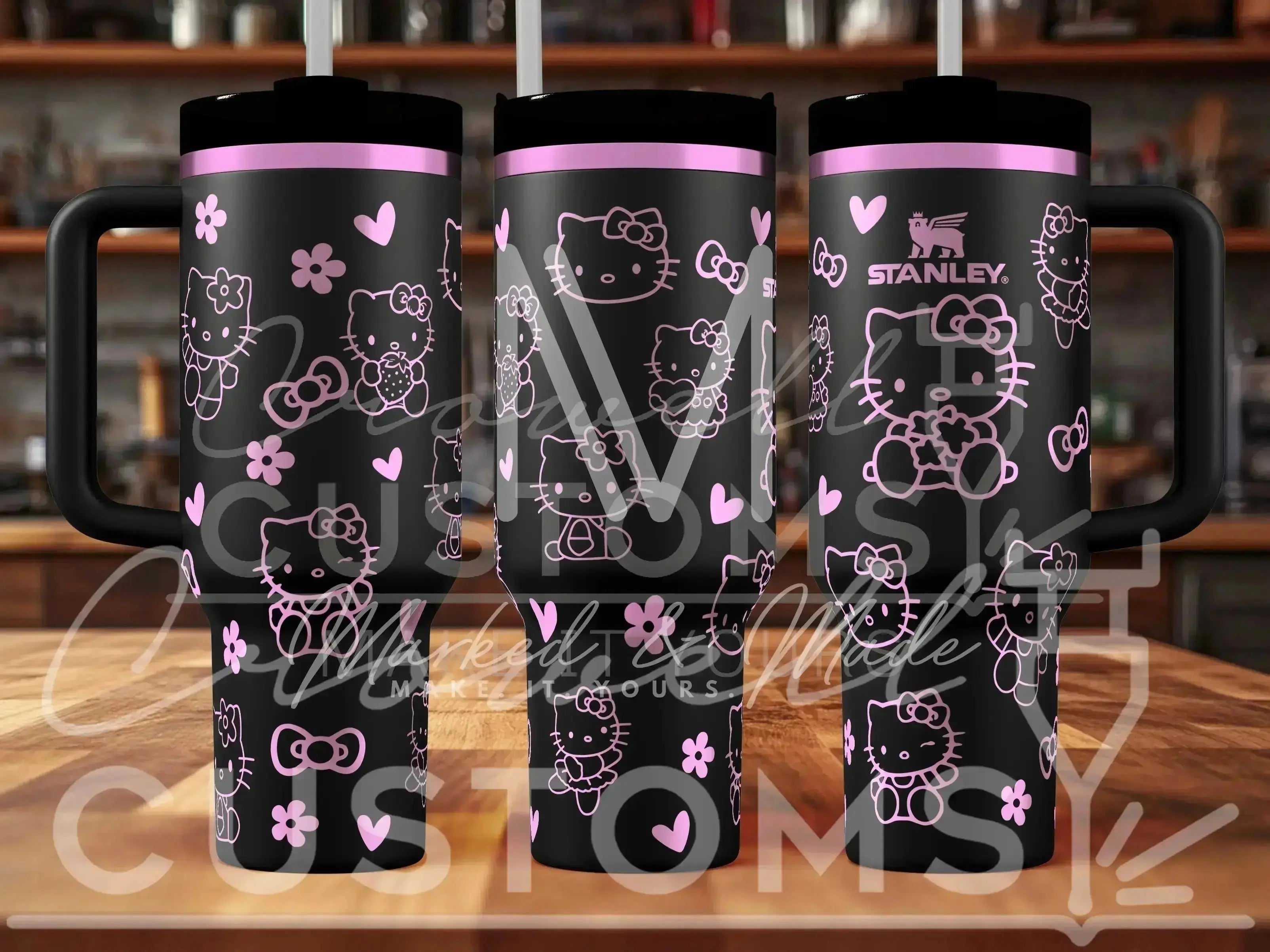 Hello Kitty Engraved Tumbler | 30oz | Marked & Made